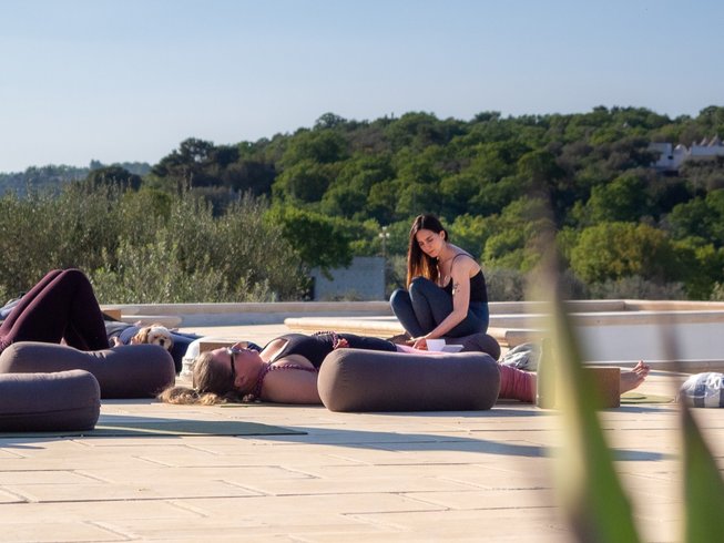 7 Day Sweetness of Being Yoga Retreat in Casalini, Apulia - BookYogaRetreats.com