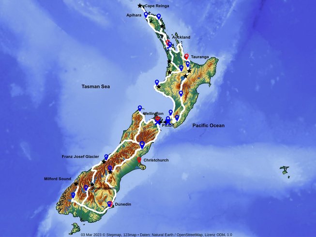 26 Day New Zealand Adventure Guided Motorcycle Tour - Tripaneer.com