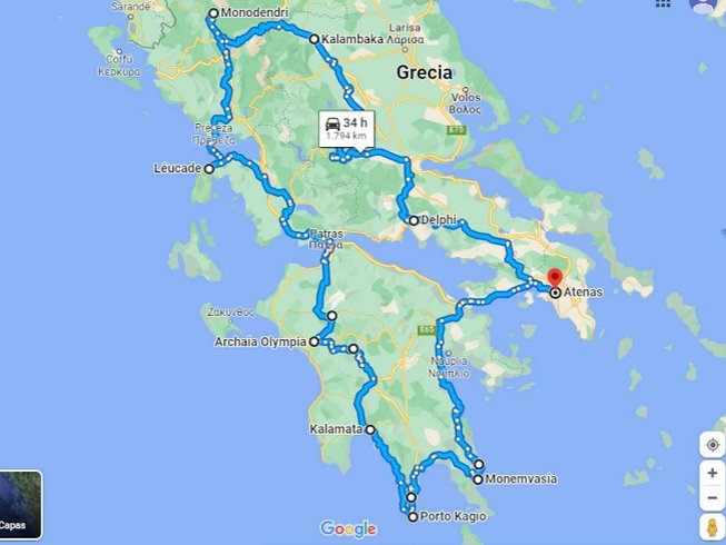 14 Day In the Footsteps of the Greek Gods Guided Motorcycle Tour in ...