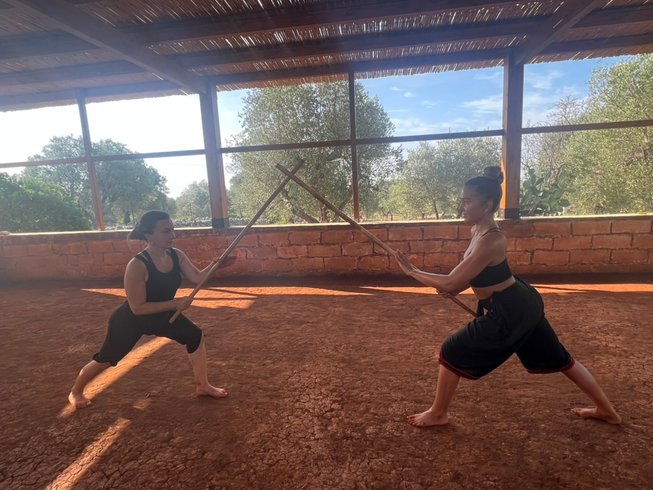 11 Day Kalaripayattu Training in a Traditional Earthen Floored Kalari ...