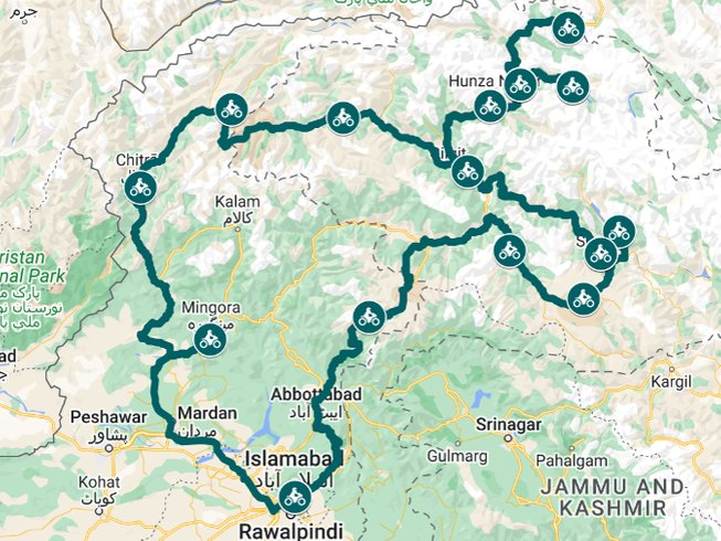 16 Day Guided Motorbike Tour 3 Mighty Ranges in Pakistan - Tripaneer.com