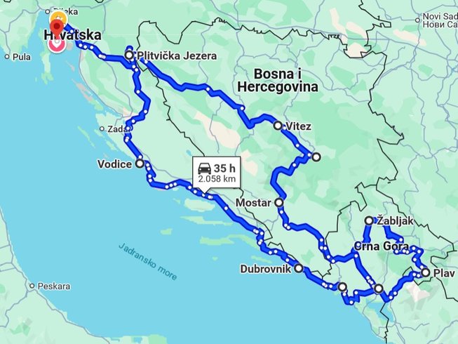 13 Day Guided Motorcycle Tour in Croatia, Montenegro, Albania, and ...